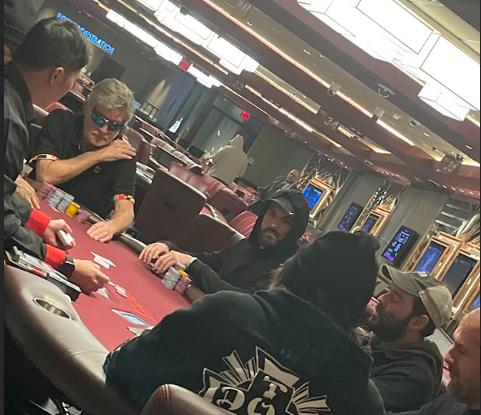 Rough counts with 9 left – Live! Poker